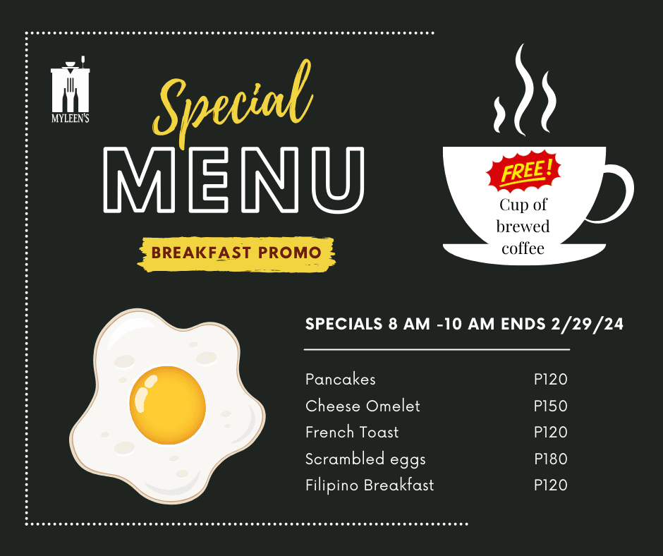 Specials - Myleen's Café