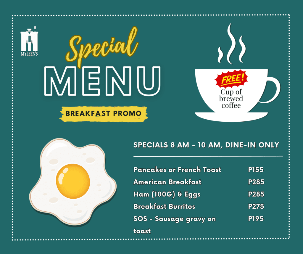 Specials - Myleen's Café